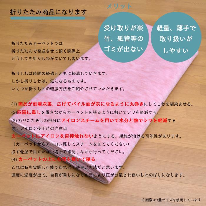 防ダニ カーペット 江戸間 6畳サイズ 日本製 抗菌防臭 犬 猫 ペット対応 パンジー 6畳用 6帖 261×352cm ピンク 辻川産業株式会社 :pnpi6:Tsujikawa - 通販 ...