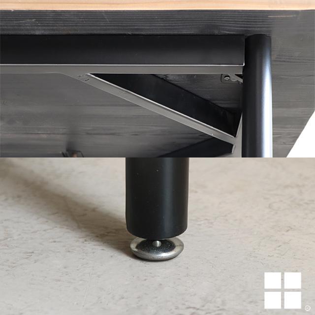 【送料無料】UP313 WORC ウォルク 120 デスク 机 ワークデスク 作業代 天然木 パイン古材 インダストリアル ブルックリン ...