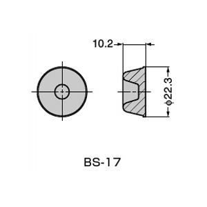 \ポイントUP中／スガツネ工業 BS-17 BSクリアバンパー ドアバンパー 涙目 泪目 なみだ目 バンポン : TK HOPE ヤフー店 - 通販 - Yahoo!ショッピング