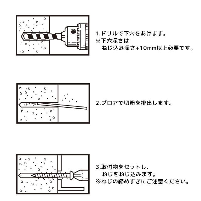 WAKAI 鉄ビスピタ / サラ頭 サイズ4.0×25〜5.0×70 鉄 ビスピタ コンクリート用 バリューパック BS425 BS432 BS438 BS445 BS545 BS560 ...