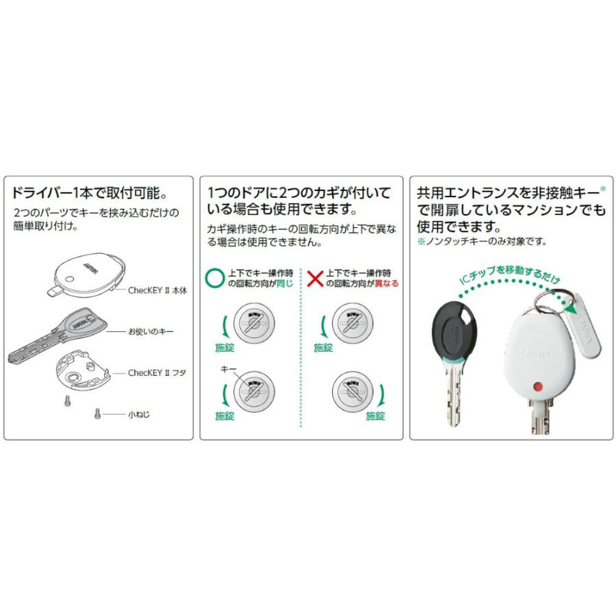 美和ロック CHECKEY 2 新型 鍵の閉め忘れ防止 鍵 カギ ドア 閉め忘れ 防止 チェッキー2 checkeyII MIWA : TK HOPE ヤフー店 - 通販 - Yahoo!ショッピング