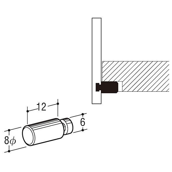 ROYAL ロイヤル GPダボ GPD-8 アルシルバー アルブロンズ DIY 棚 可動棚 おしゃれ : TK HOPE ヤフー店 - 通販 - Yahoo!ショッピング