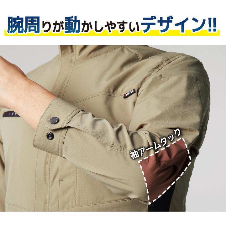 [2024年新作] バートル ストレッチ 長袖 ジャケット 春夏 ブルゾン ジャンパー メンズ レディース 作業着 作業服 大きいサイズ 4L 5L 人気 BURTLE bt-9701 :bt ...