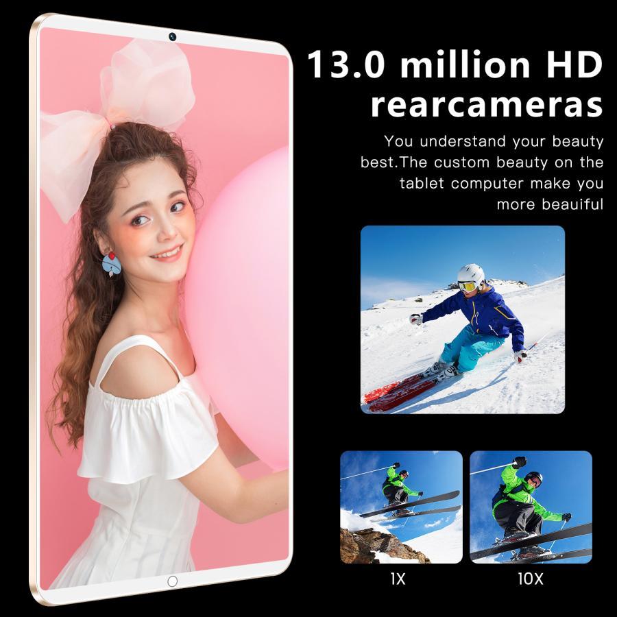 赤字覚悟!2025最新 タブレット 本体 10インチ Android 12 Wi-Fiモデル 通話対応 inch HD Screen simフリー GMS認証 軽量 在宅勤務 ネット授業 人気 ...