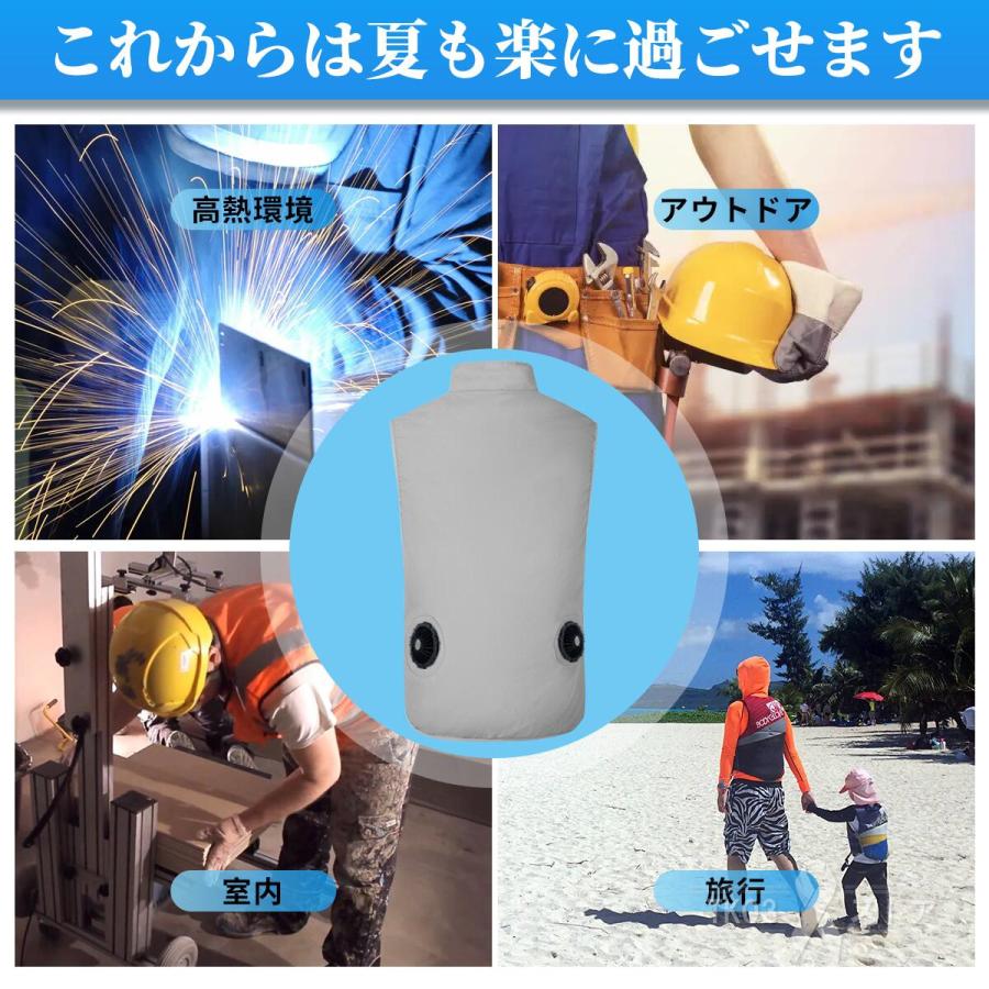 空調作業服 空調ベスト ワークマン ベスト 扇風機 フルセット ファン別売 メンズ レディース 大きいサイズ 空調冷風服 暑さ対策グッズ PSE認証 父の日 : TK03ストア - 通販 ...