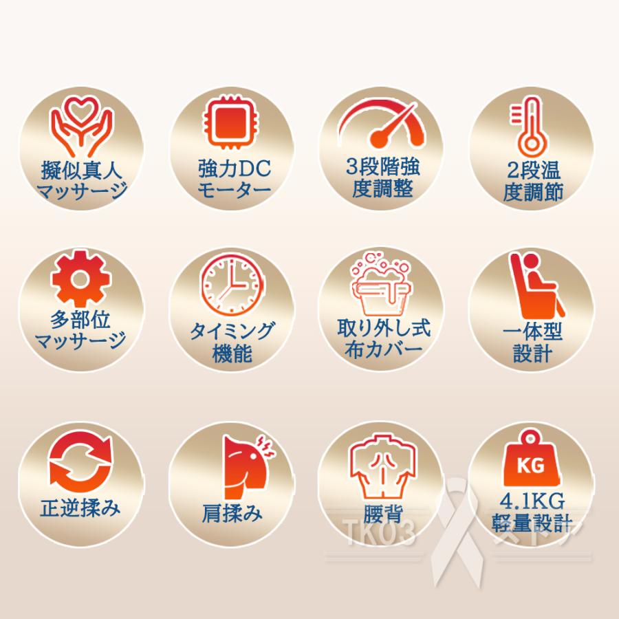 マッサージ器 マッサージシート 全身 2024 多機能 3Dマッサージシートプレ 腰 肩こり 首 指圧 揉み 振動 温感 強度調節 背中 ストレス解消 敬老の日 ギフト : TK03ストア ...