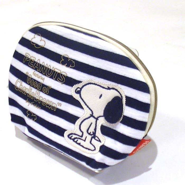 スヌーピー 化粧ポーチ マリンストライプ ボーダーおしゃれ かわいい メイクポーチ・ネイビー 0413-12-1 : 写真立てと雑貨・TKコレクション - 通販 - Yahoo!ショッピング