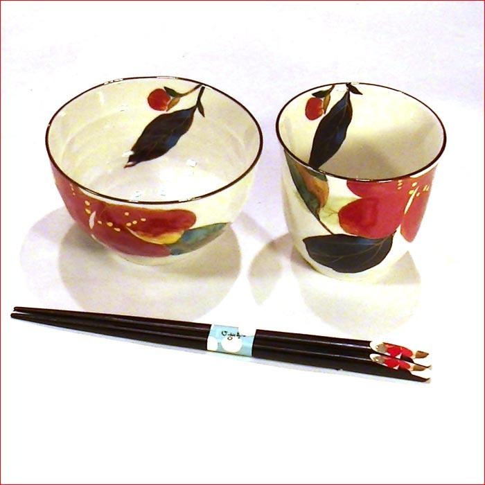 食器 プレゼント おひとり様 ギフト 茶碗 湯のみ 七宝焼の箸 セット 「花かいろう・さざんか」 母の日ギフト 贈り物 0611-48 : 写真立てと雑貨・TKコレクション - 通販 ...