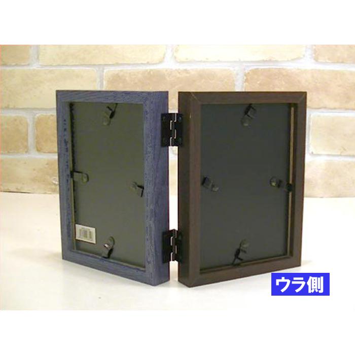 フォトフレーム L判 2枚 2連 縦向き 写真立て 木製フォトフレーム 0717-882 :0717-882:おしゃれ雑貨・TKコレクション - 通販 - Yahoo!ショッピング