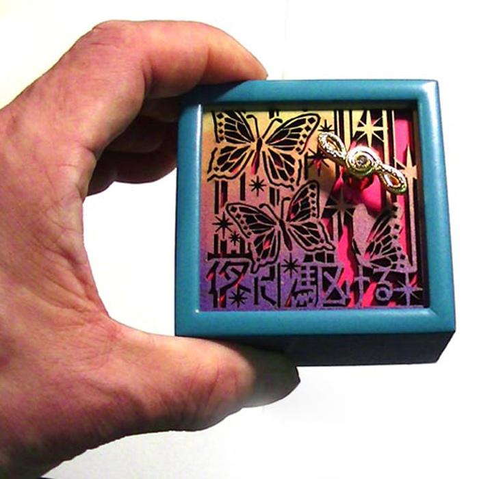 オルゴール YOASOBI ヨアソビ 「夜に駆ける」 木製 手巻き ミニサイズ 0922-71 ゼンマイ : 写真立てと雑貨・TKコレクション ...