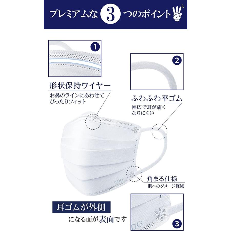 [医食同源ドットコム] ISDG 不織布マスクPREMIUM 50枚入り (個包装) : ドリンク本舗 - 通販 - Yahoo!ショッピング