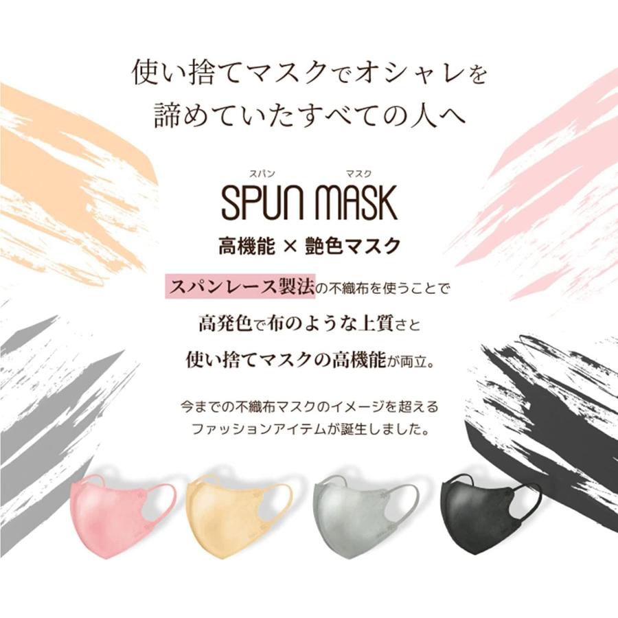 iSDG 医食同源ドットコム 立体型スパンレース不織布カラーマスク SPUN MASK (スパンマスク) 個包装 30枚入り グレージュ ...