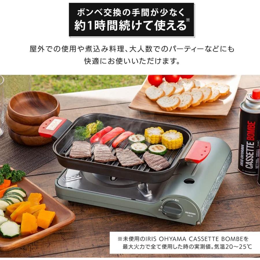 アイリスオーヤマ カセットコンロ チャコール IGC-E1-H : ドリンク本舗 - 通販 - Yahoo!ショッピング