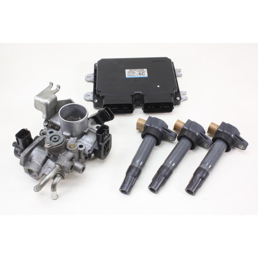 DA64V エヴリィバン H24年式 6型 K6A 3AT 2WD エンジン ECU 33910-56M2 スロットルボディー ISCV ...
