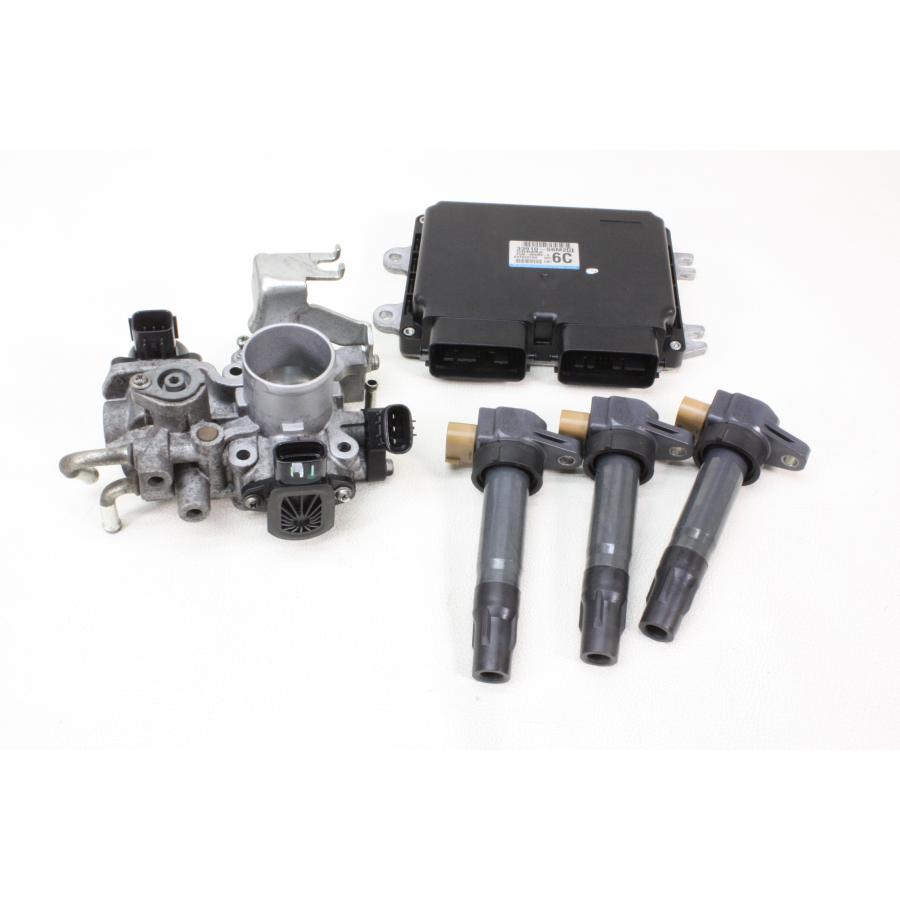 DA64V エヴリィバン H22年 K6A エンジンコンピューター ECU スロットルボディー コイル 33910-56M2 DL3 0622 ...