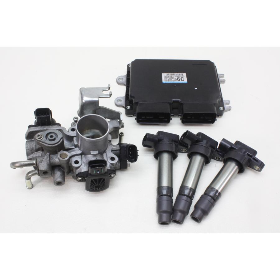 DA64V エヴリィバン H23年式 K6A AT 2WD エンジン ECU 33910-56M2 スロットルボディー ISCV 68H1 ...
