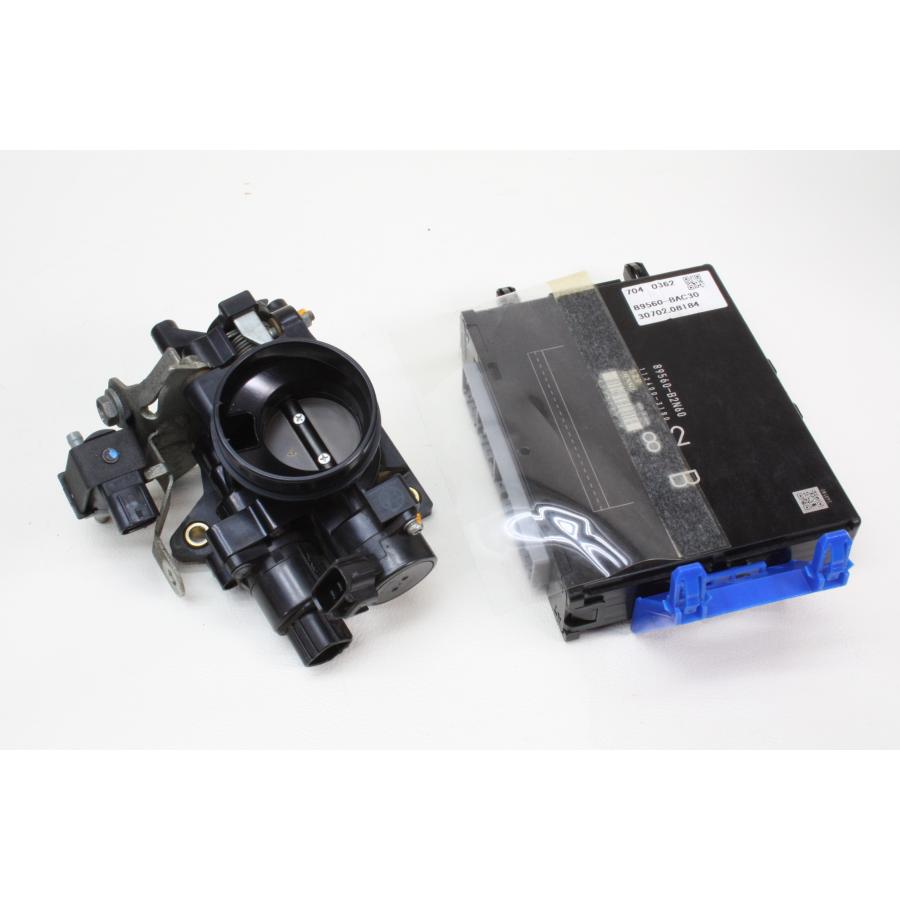 L275V ミラ スロットルボディー ISCV エンジンECU 3HB H25年式 47149km KF-VE AT 2WD 89560 ...