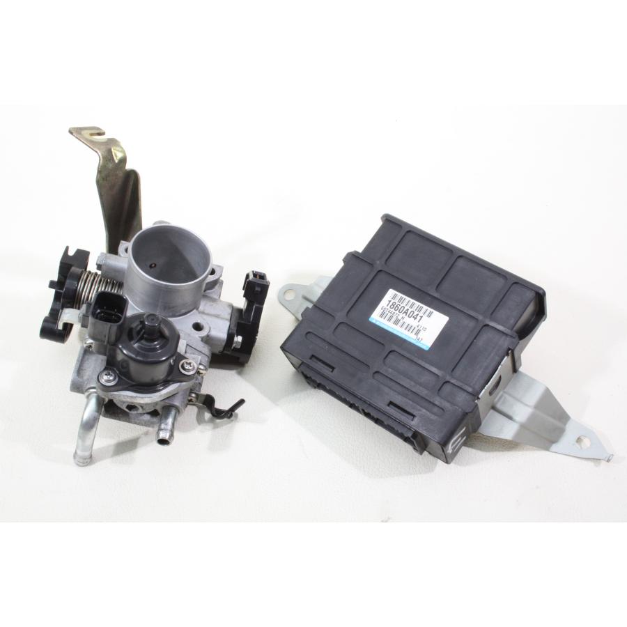 U61V ミニキャブバン 前期 H16年式 3G83 NA AT 2WD 80710km エンジン ECU 1860A041 スロットルボディー ISCV {{{ : r6-9 ...