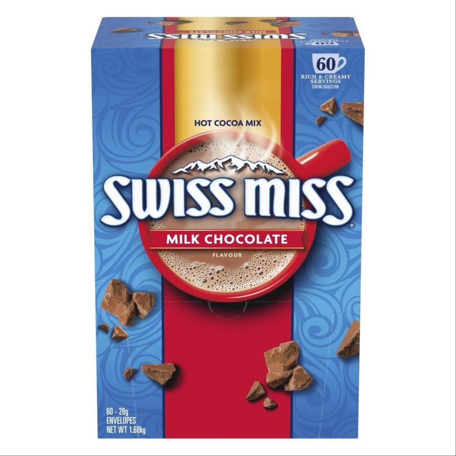 Swiss miss スイスミス ココア ミルクチョコレート 1680g 28g×60袋 SWISSMISS ホットチョコレート 送料無料 新品 : タカハマショップ - 通販 - Yahoo ...