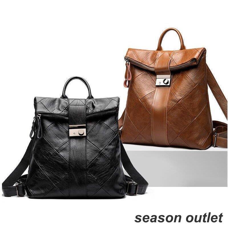 本革 羊革 リュック リュックサック レディース バックパック デイパック レザーバッグ ショルダーバッグ 通勤 通学 おしゃれ 羊革 : cc123-lssm10 : season ...