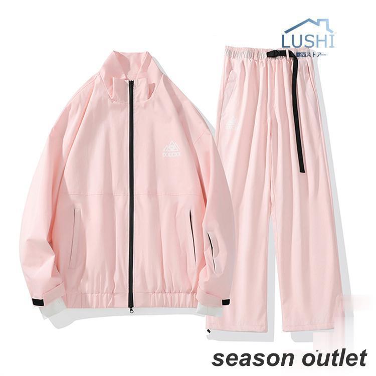 スノーボードウェア スキーウェア レディース メンズ オーバーサイズ ボードウェア スノボウェア 上下セット スノボ ウェア スノーボード ピンク : cc123-lssm155 ...
