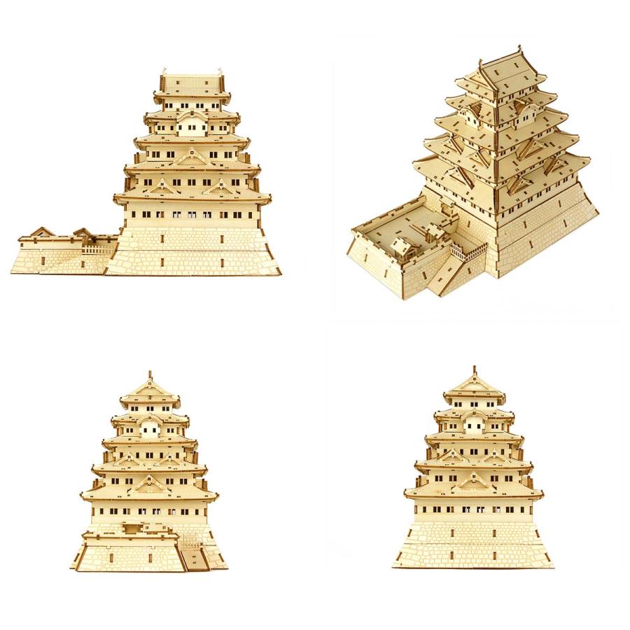 Wooden Art ki-gu-mi 江戸城 : azn-13579 : TL-STARしのびや - 通販 - Yahoo!ショッピング
