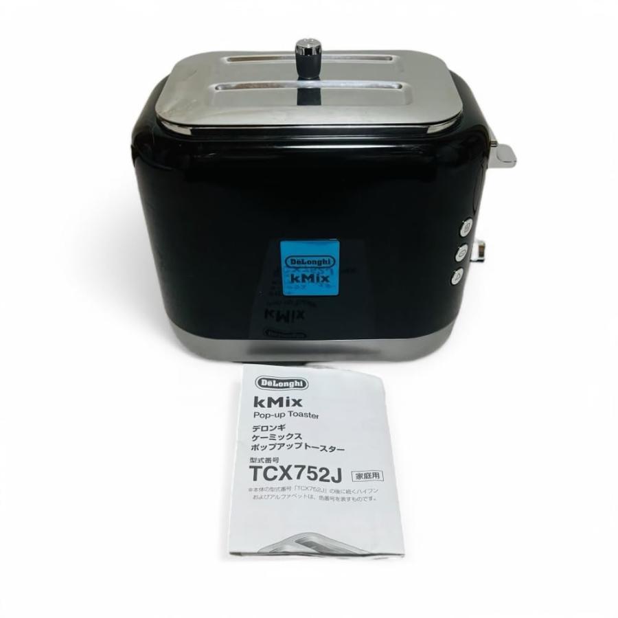 デロンギ ポップアップトースター kMix TCX752J-BK 片面焼き対応 5段階焼き目調整 焼き目チェック機能 リッチブラック : TM2ストア - 通販 - Yahoo!ショッピング