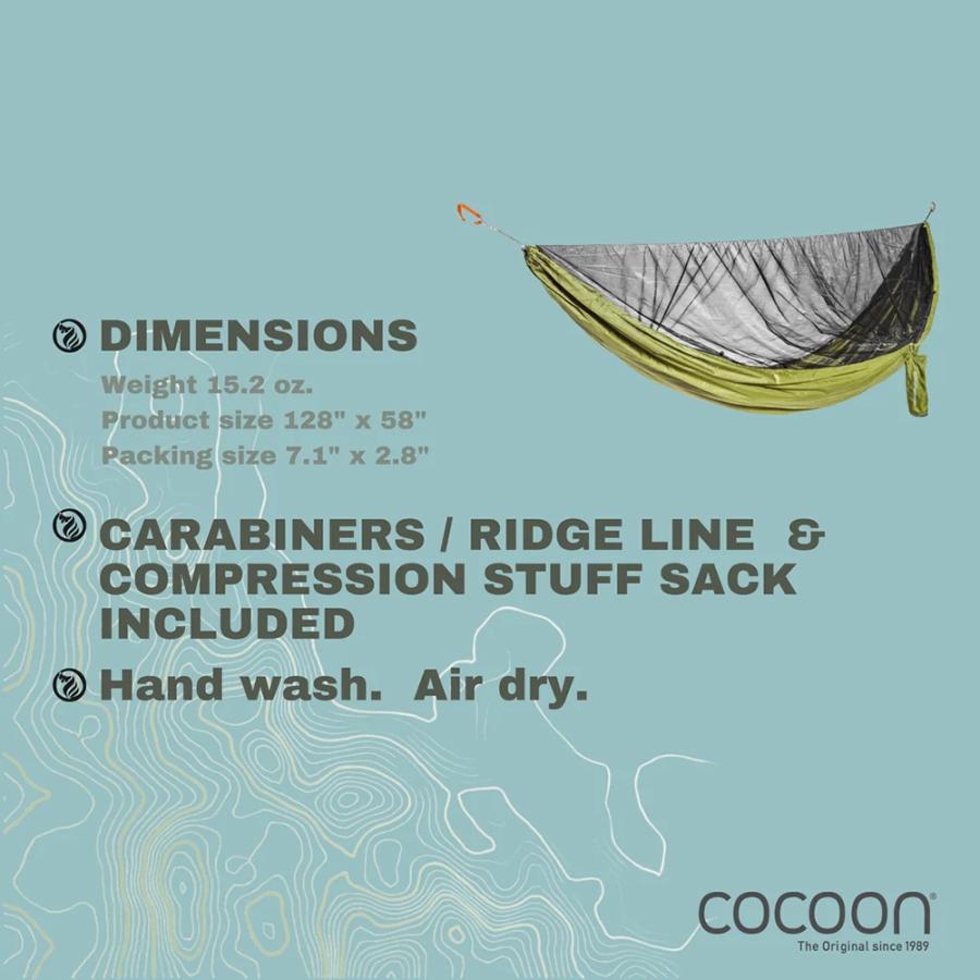 cocoon（コクーン） cocoon Ultralight Mosquito Net Hammock ウルトラライトモスキートネット ...