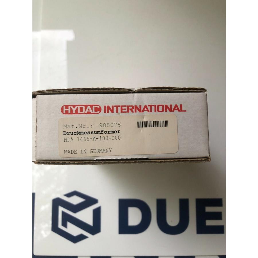 #Sensore Di Pressione Hydac-HDA 7446-A-100-000 P/N 908078 : TMMストア2 ...