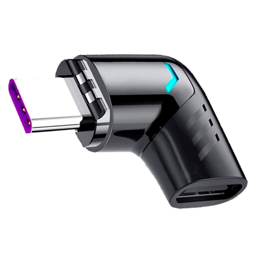 TR-MA001 USB Type-C マグネットアダプタ L字型 480Mbps 100W PD タイプC USB-C 充電 (C ...