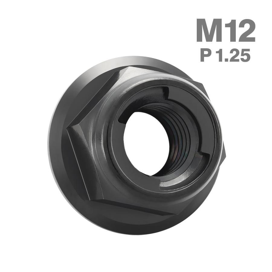 チタンナット M12 P1.25 ゆるみ止め ロックナット 六角ナット ブラック JA1659 : TECH-MASTER バイクテン - 通販 - Yahoo!ショッピング