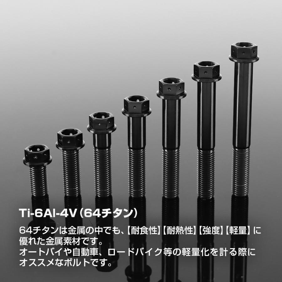 チタンボルト M10×25mm P1.25 六角ボルト フランジ付き キャップボルト ブラック 1個 JA1761 : TECH-MASTER バイクテン - 通販 - Yahoo!ショッピング