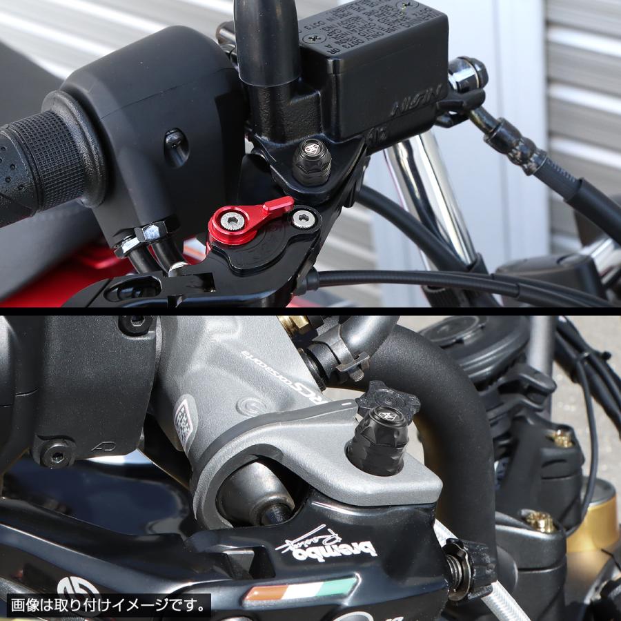 バイク ハンドル レバーボルト ピボットボルト Φ8×16mm M6 P1.0 ステンレス マットブラック S-1054-BK : s-1054-bk : TECH-MASTER バイクテン ...