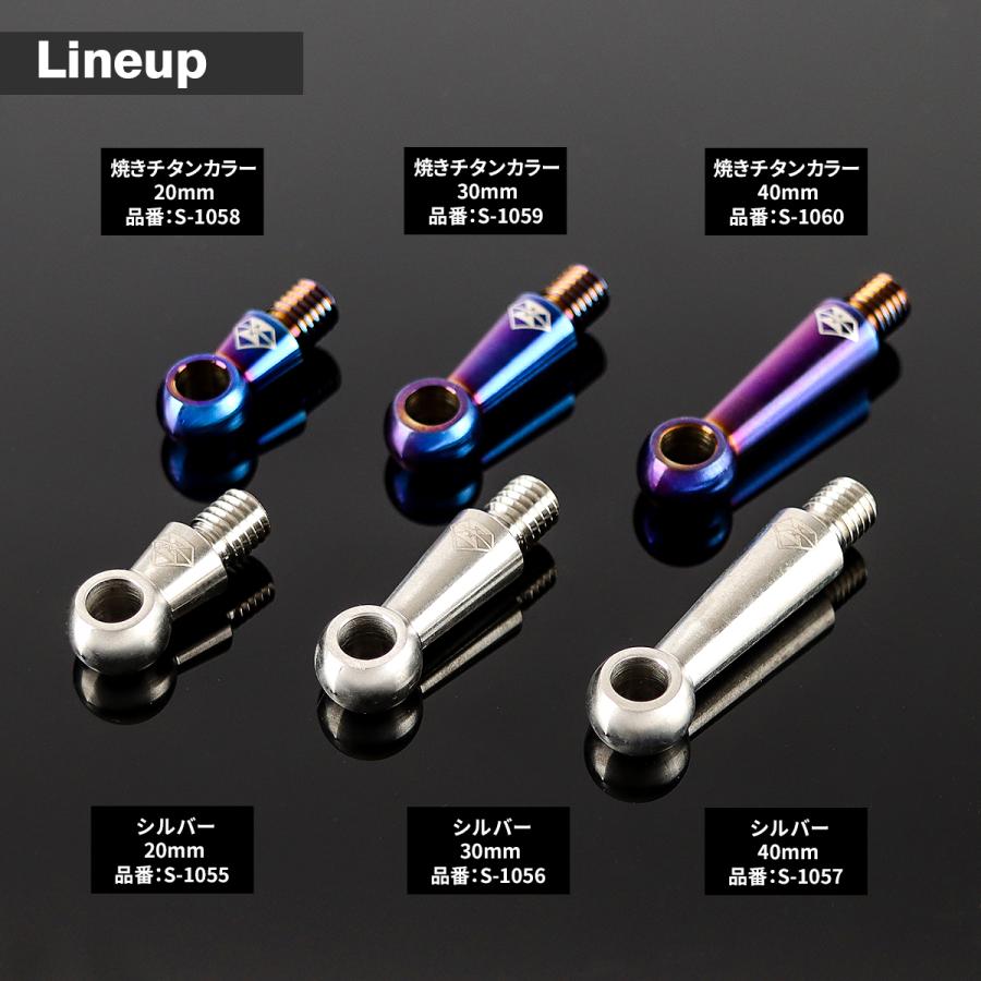 バンクセンサーボルト 汎用 30mm M8 ステンレス製 シルバーカラー S-1056 : TECH-MASTER バイクテン - 通販 - Yahoo!ショッピング