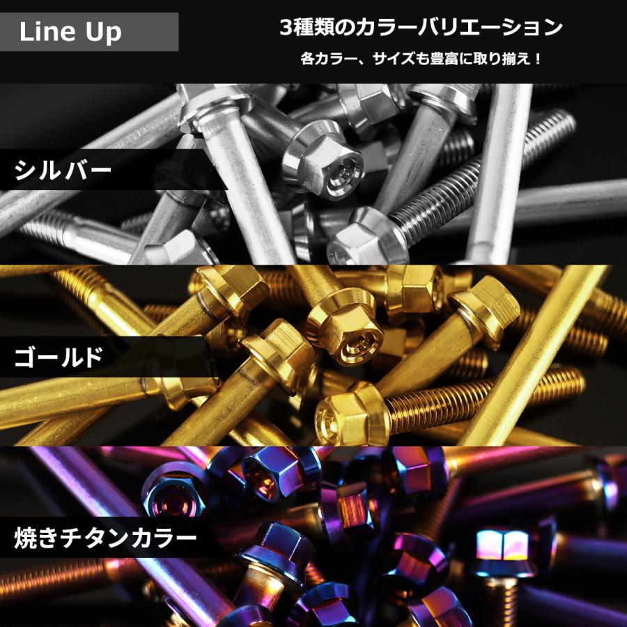 ステンレスボルト M10×45mm P1.25 フランジ付き 六角ボルト CNC ヘキサゴンヘッド シルバーカラー TB1153 : TECH-MASTER バイクテン - 通販 ...