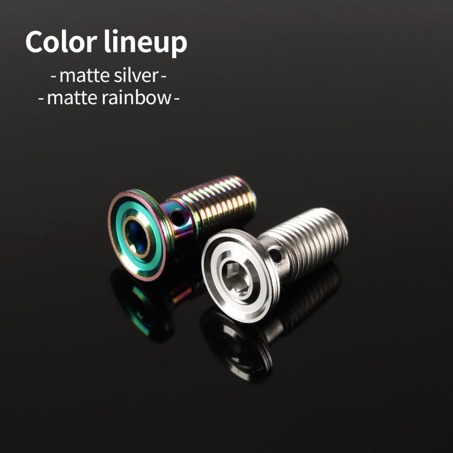バンジョーボルト ステンレス M10 P1.25 シングル フラットヘッド マットシルバー TH0238 : TECH-MASTER バイクテン - 通販 - Yahoo!ショッピング