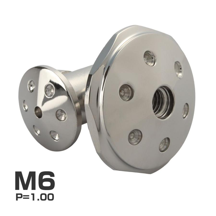 ドラムブレーキ アジャストナット＆アームジョイント ホールヘッド M6 P=1.00 SUSステンレス シルバー TH0377 : TECH-MASTER バイクテン - 通販 - Yahoo ...