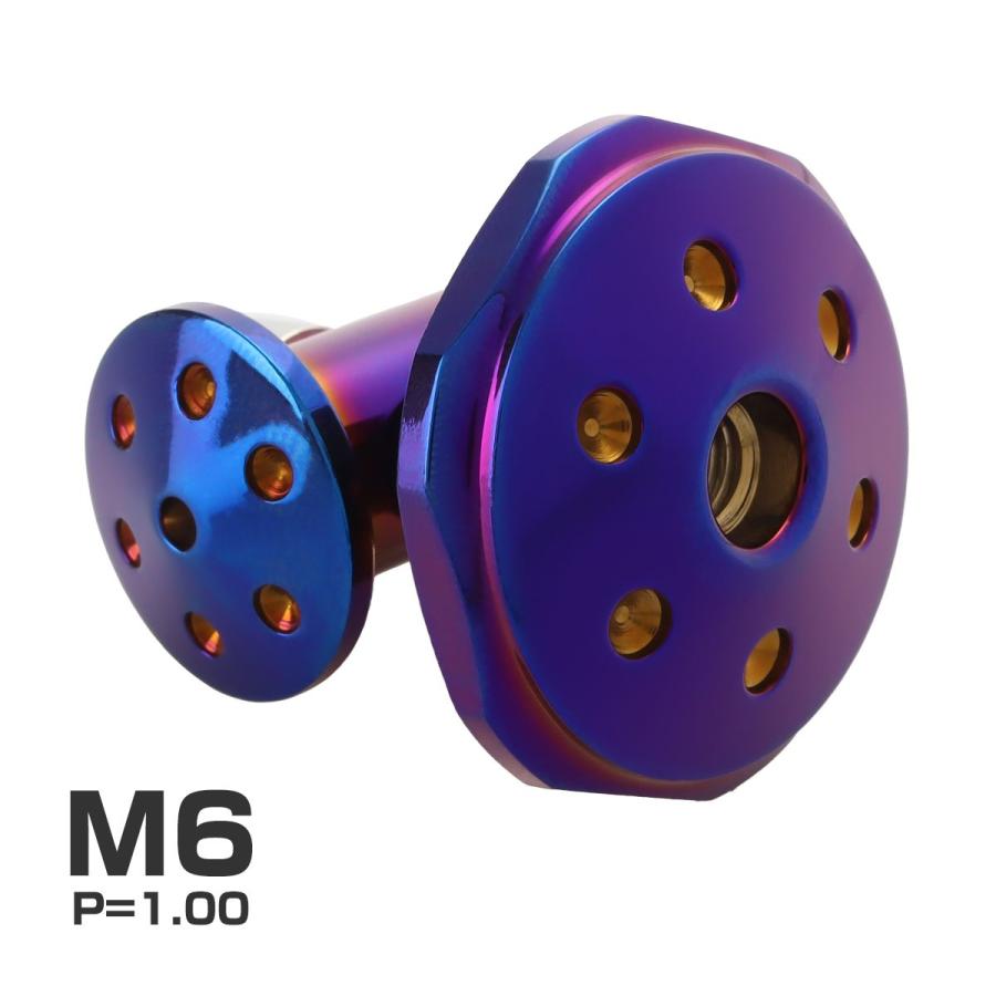 ドラムブレーキ アジャストナット＆アームジョイント ホールヘッド M6 P=1.00 SUSステンレス 焼きチタンカラー TH0379 : TECH-MASTER バイクテン - 通販 ...