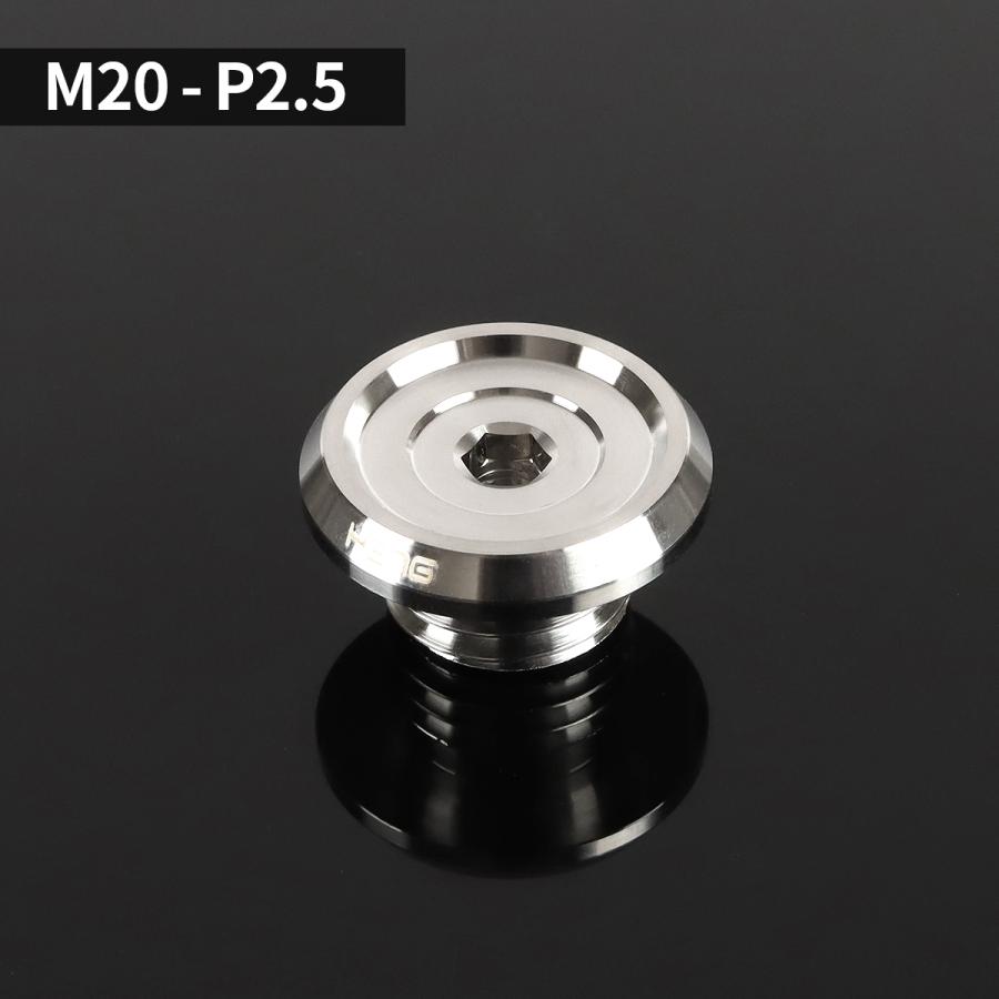 YAMAHA オイルフィラーキャップ M20 P2.5 汎用 ホンダ ヤマハ カワサキ等 ステンレス マットタイプ シルバー TH0477 : TECH-MASTER バイクテン - 通販 ...