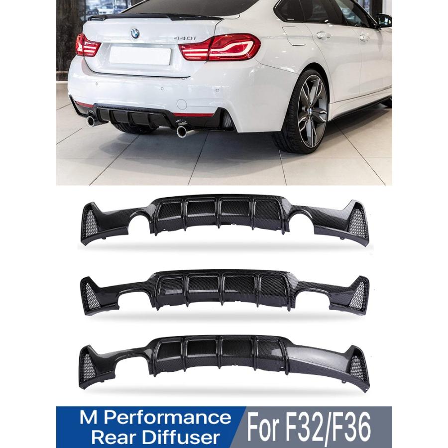【並行輸入品】 BMW 4シリーズ F32 F33 F36 F80 F82 F83 Mスポーツ Mテック リアディフューザー リアバンパー リアスポイラー : TMYx2 - 通販 ...