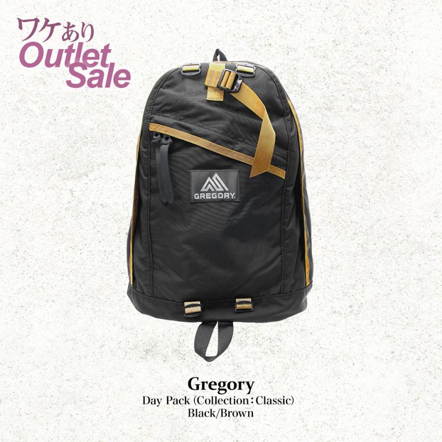 GREGORY アウトレット B品 ブランド グレゴリー Day Pack Collection Classic BLACK/BROWN ...