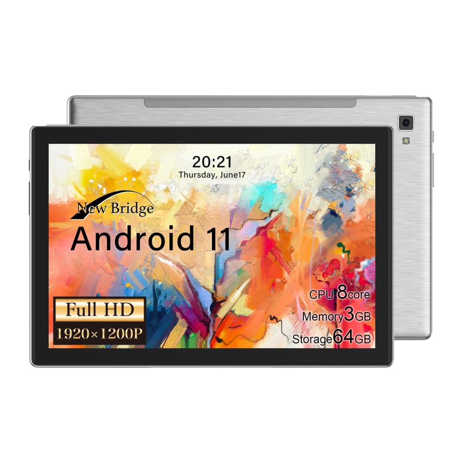 ニュー ブリッジ タブレット 10.1インチ 最新Android11 解像度1920*1200 オクタコアプロセッサー メモリー3GB+内蔵 : TNKストア - 通販 - Yahoo!ショッピング