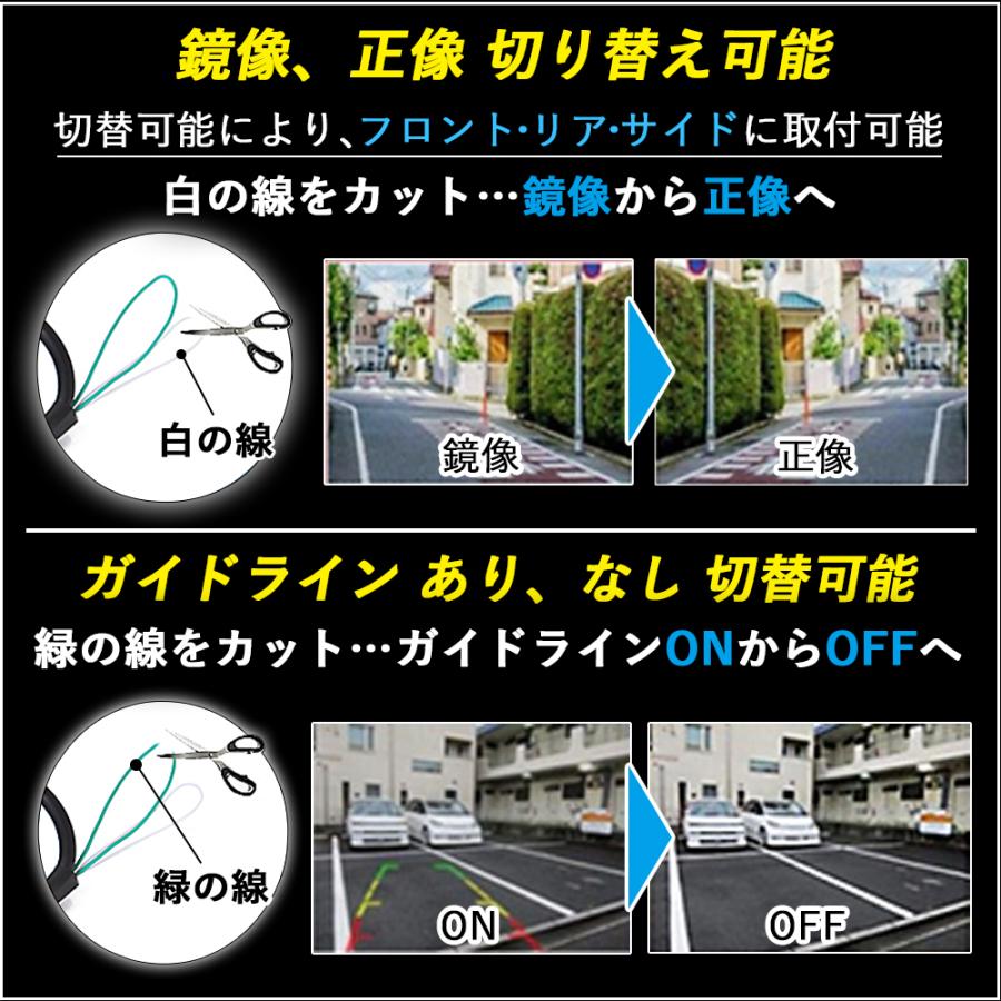新品 トヨタ ダイハツ TOYOTA DAIHATSU ナビ CCD バックカメラ & ケーブル コード セット NSZD-W60 高画質 防水 フロントカメラ : トップアンテナストア ...