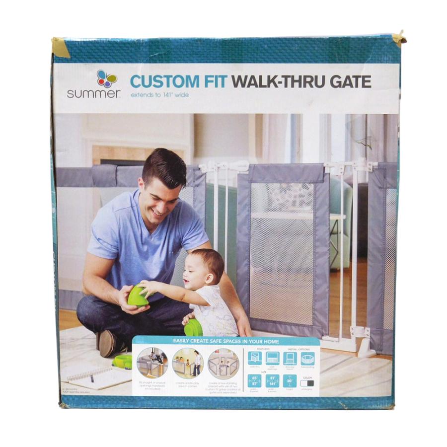 日本育児 Summer スーパーワイドゲート ビス止め式 ベビーゲート NI-5450005 6ヶ月〜満2歳まで 取付幅約165〜358cm : ディスカウントショップとーるりーす - 通販 ...