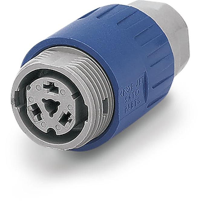 サトーパーツ 丸型 コネクタ 2極 ケーブルマウント 純正品 CN-70-BJ-2P 1本 抜け止め付き 電源 信号用 測定器 検査機器 中継タイプ : TOAN ヤフーショッピング店 ...