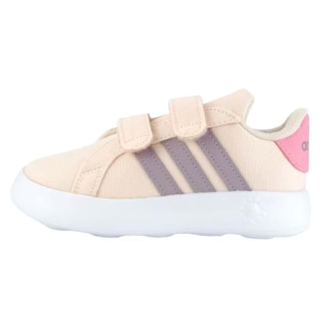 adidas スニーカー キッズ ID5263 アディダス 子ども 靴 シューズ マジックテープ 女の子 ワンダークォーツ/プリラブドフィグ ...