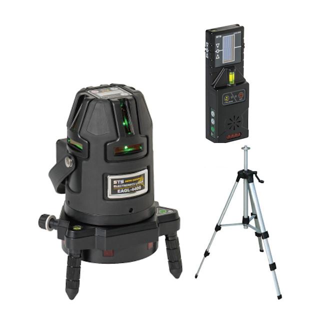 STS 電子整準式自動誘導フルライングリーンレーザー墨出器 EAGL-440G 受光器・三脚付き エスティ―エス : ハカリスタYahoo!店 - 通販 - Yahoo!ショッピング