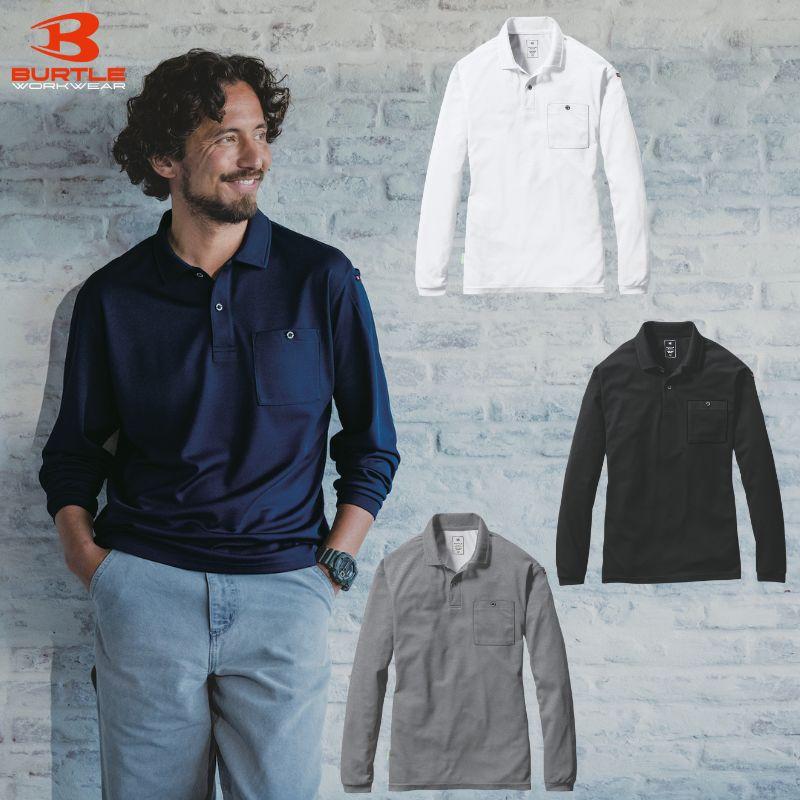 BURTLE バートル 長袖ポロシャツ 165 : 165 : 創業1968年 鳶蕨上田 公式ショップ - 通販 - Yahoo!ショッピング