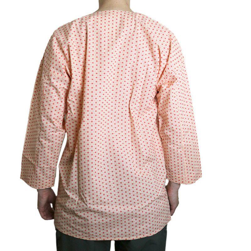 HOOH 和柄鯉口シャツ 5700 205.麻の葉赤 : 創業1968年 鳶蕨上田 公式ショップ - 通販 - Yahoo!ショッピング