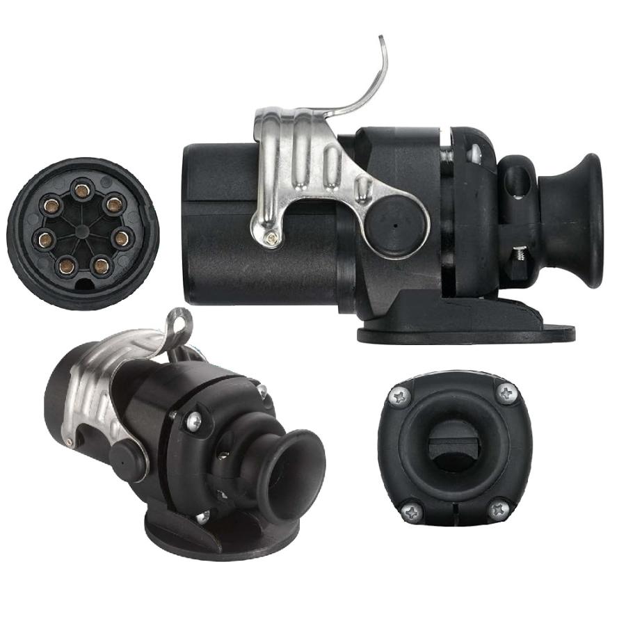 24V トラック 加工補修 セミトレーラー 5芯 ABS プラグ 7ピン EBS コネクター共用 7極 コンパクト コイル式 7穴 ジャンパケーブル : 東名 - 通販 - Yahoo!ショッピング